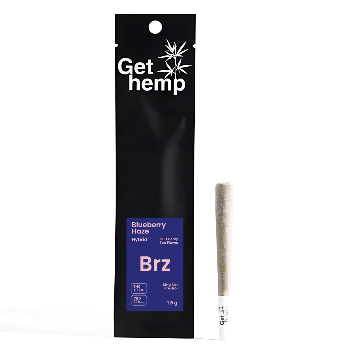 CBD Pre Roll Joint "Blueberry Haze" 1.5g. — Gethemp
