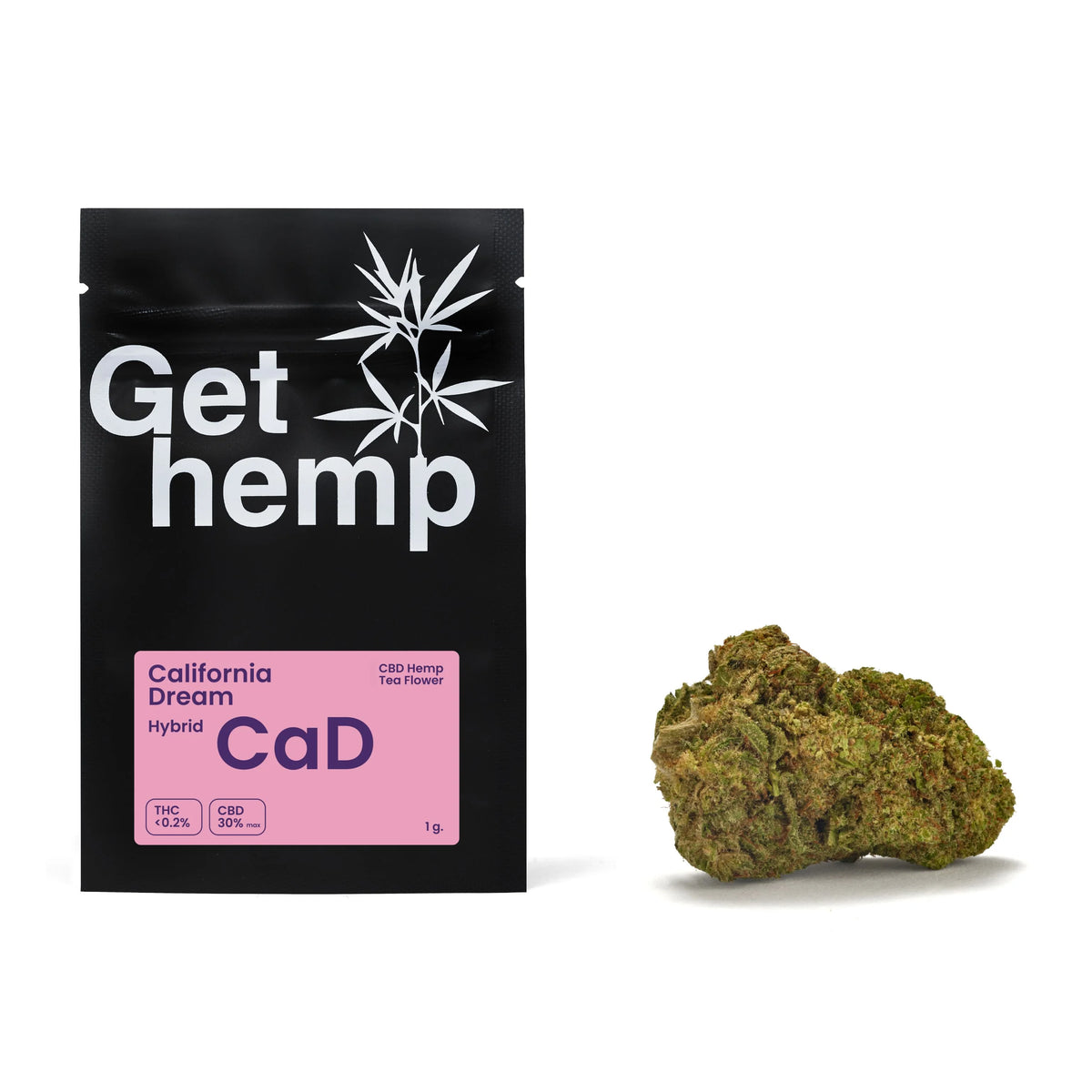 "California Dream" CBD Hemp Flowers (CBD 30% Max) — Gethemp