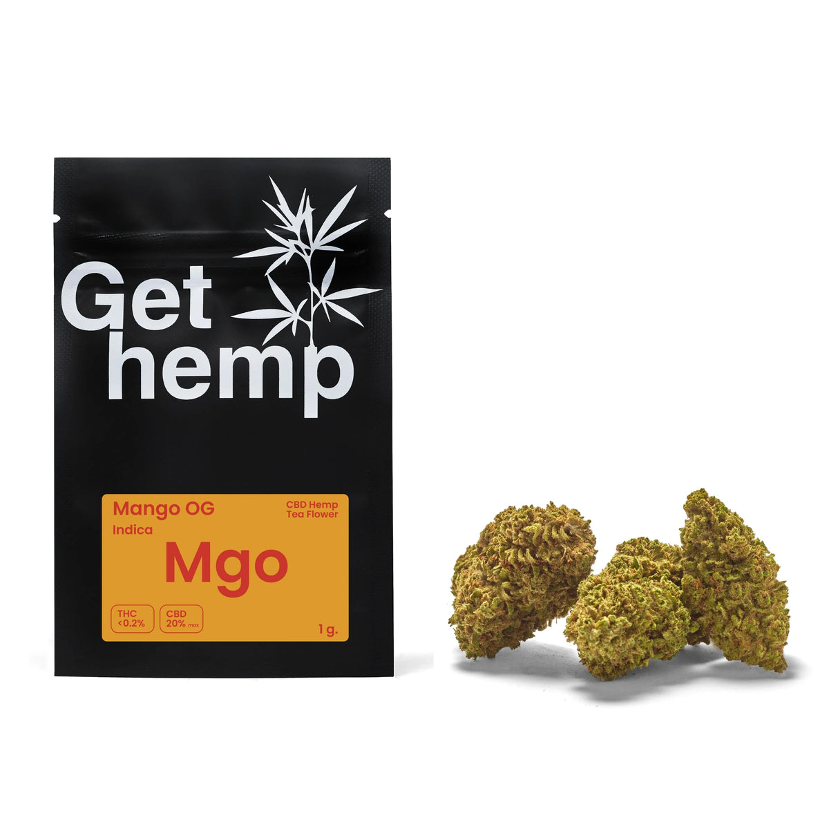 "Mango OG" CBD Hemp Flowers (CBD 20% Max) — Gethemp