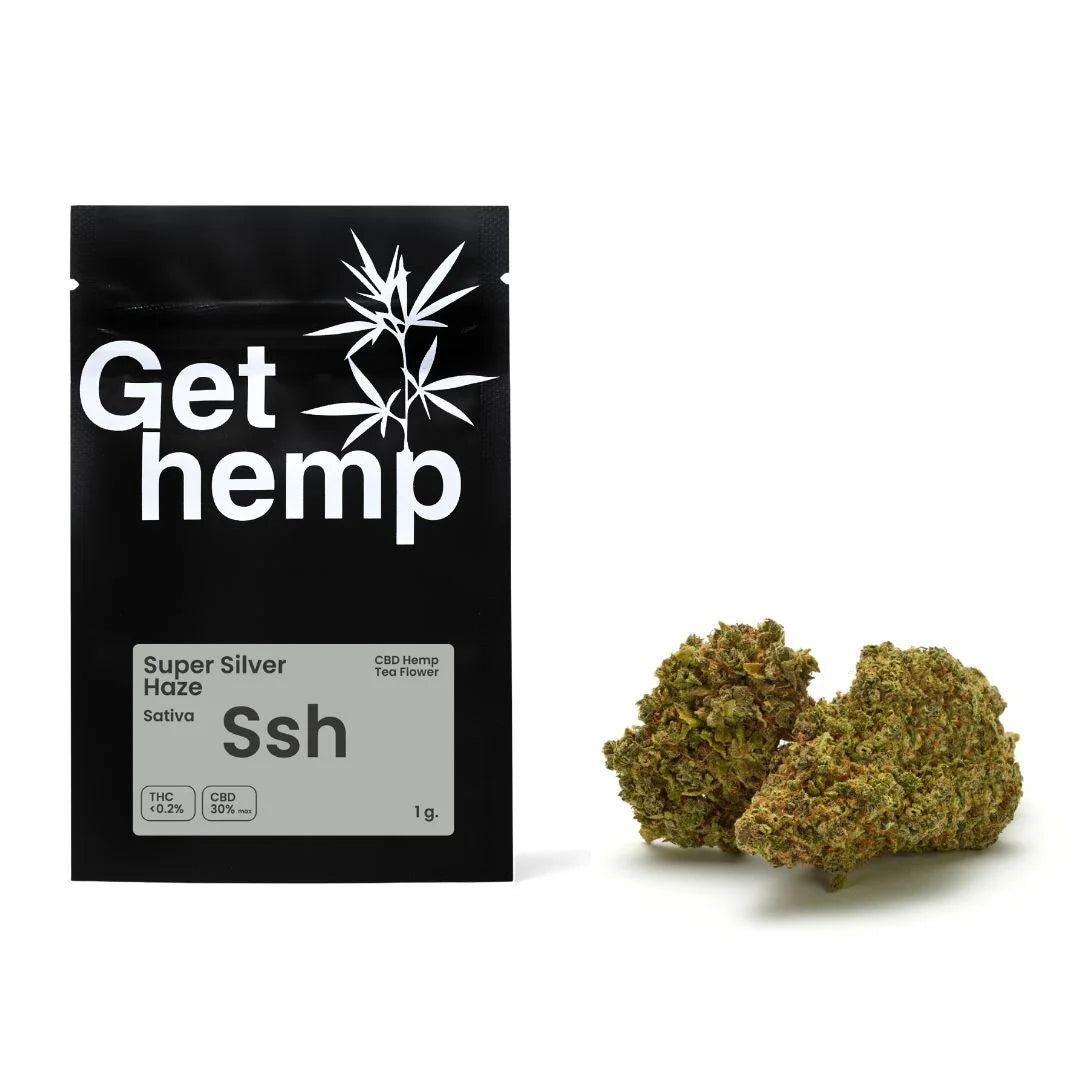 "Super Silver Haze" CBD Hemp Flowers (CBD 30% MAX) — Gethemp